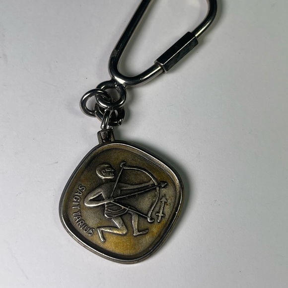 None | Accessories | Vintage Zodiac Sign Sagittarius Keychain | Poshmark